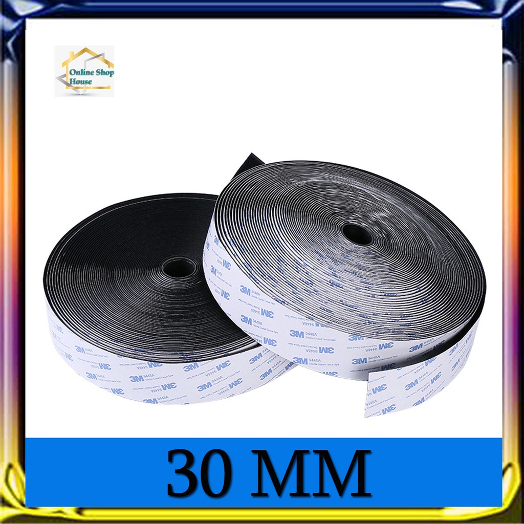 Jual Velcro Hook And Loop 3M 9448A Lem Pita Perekat Adhesive Double ...