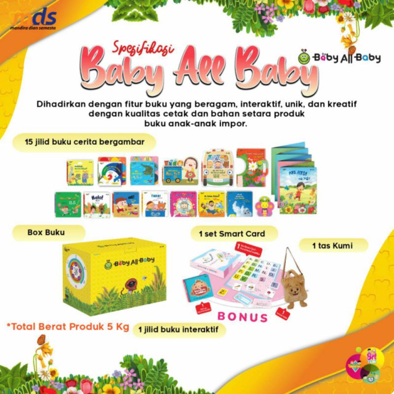 Jual Buku bayi dan batita Baby All Baby board book | Shopee Indonesia