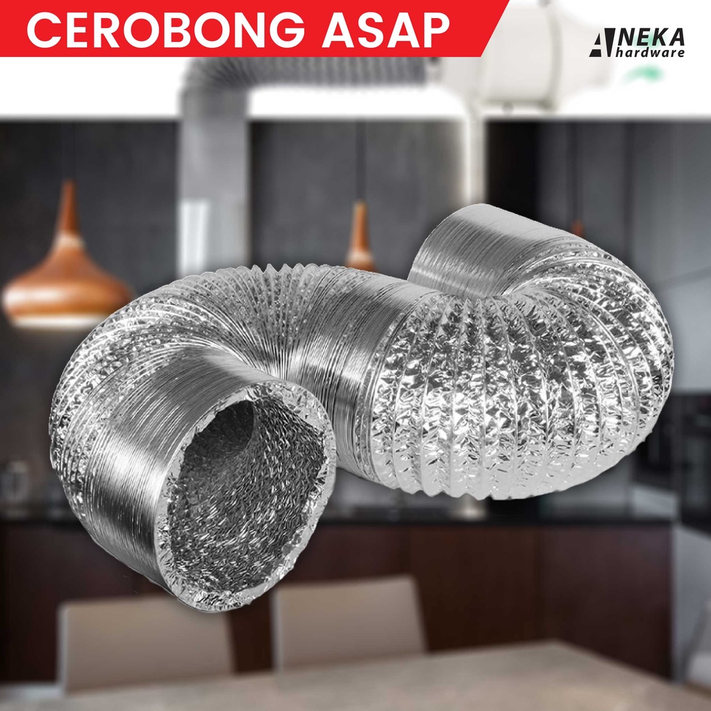 Jual Flexible Cerobong Asap Cooker Hood 4" 5" 6" | Shopee Indonesia