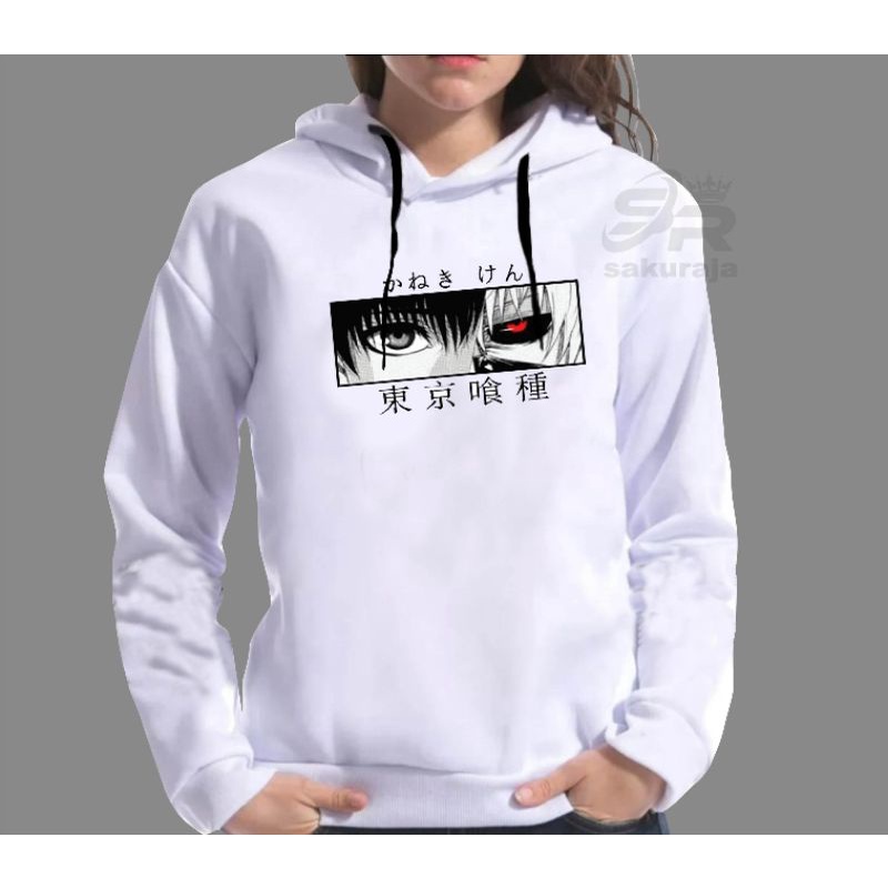 Jual sweater Hoodie wanita ABG/anime kaneki/model kekinian/bisa COD ...