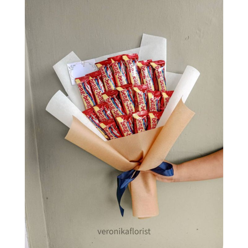 Jual Buket snack | buket beng-beng | buket coklat | snack bouquet ...