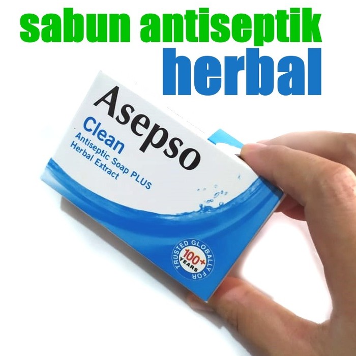 Jual ASEPSO Clean Sabun Anti Septic Herbal 80g | Shopee Indonesia