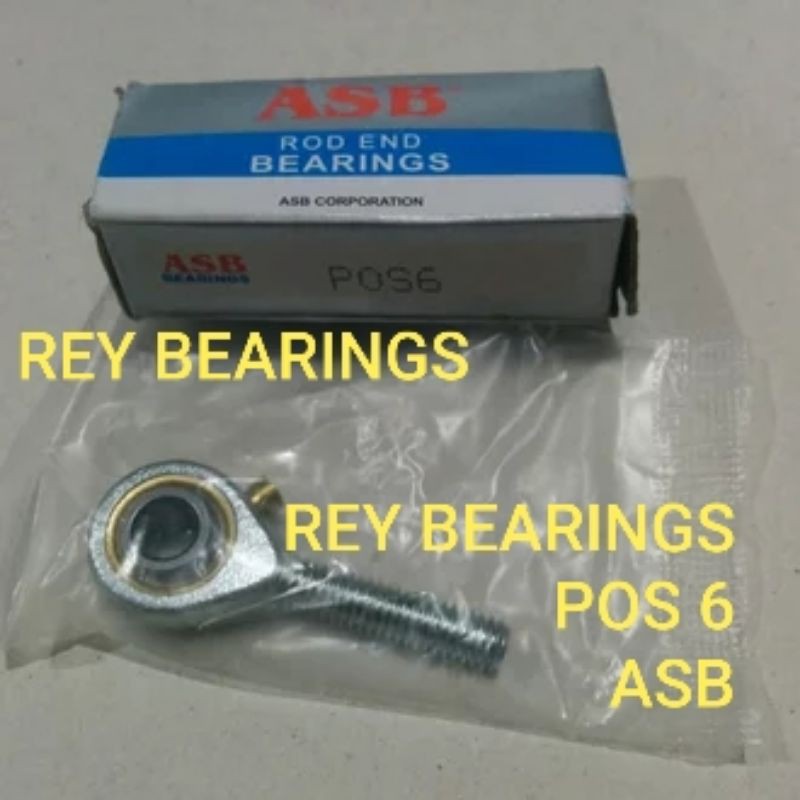 Jual Bearing ROD END POS 6 merk ASB | Shopee Indonesia