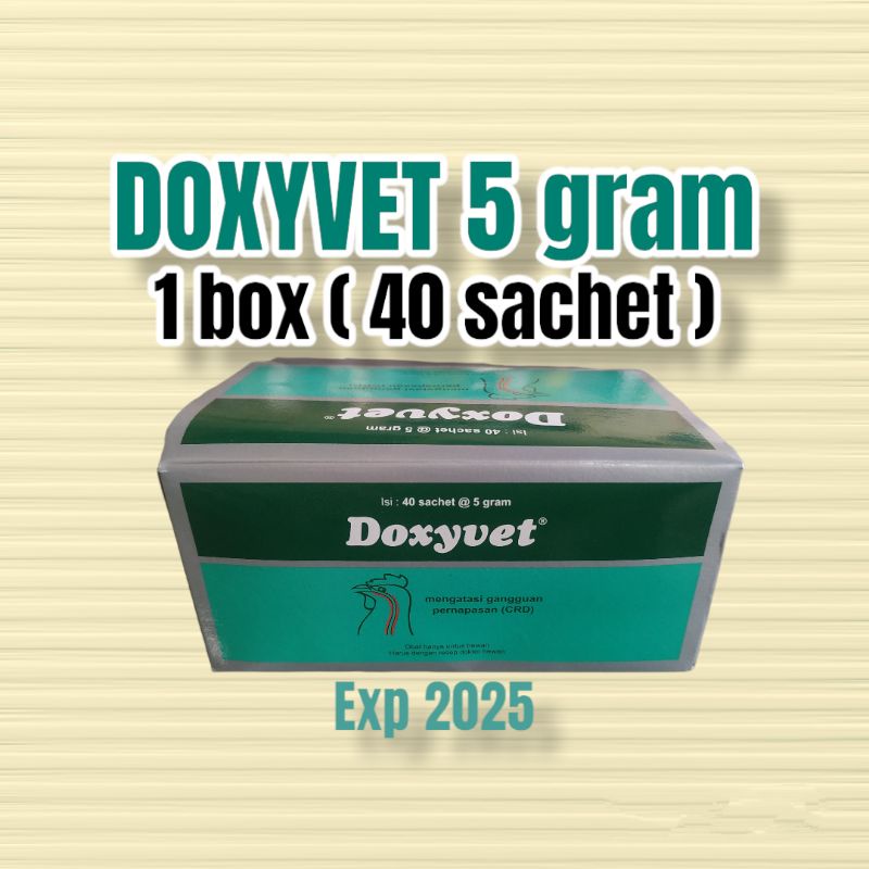 Jual Doxyvet 5 gram doxivet 5 gram 1 box (40 sachet) | Shopee Indonesia