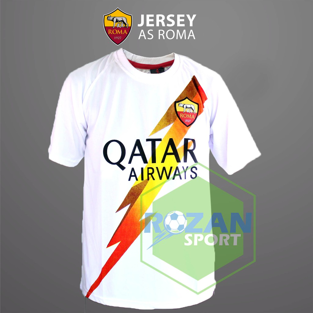 Jual Jersey As Roma putih Murah Terbaru Roma 2019 2020 | Shopee Indonesia