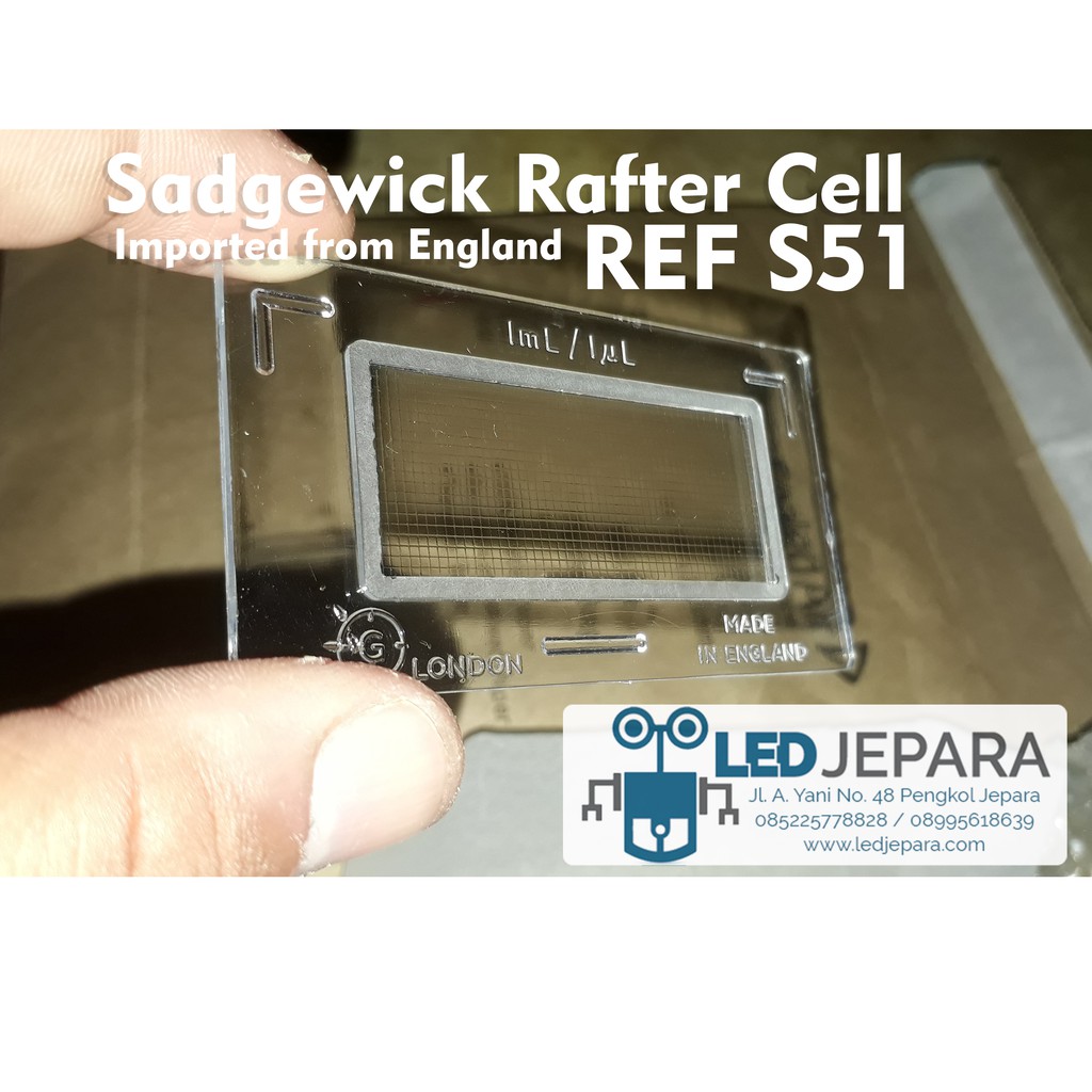 Jual Gridded Sedgewick Rafter Plankton Counting Cell | Shopee Indonesia