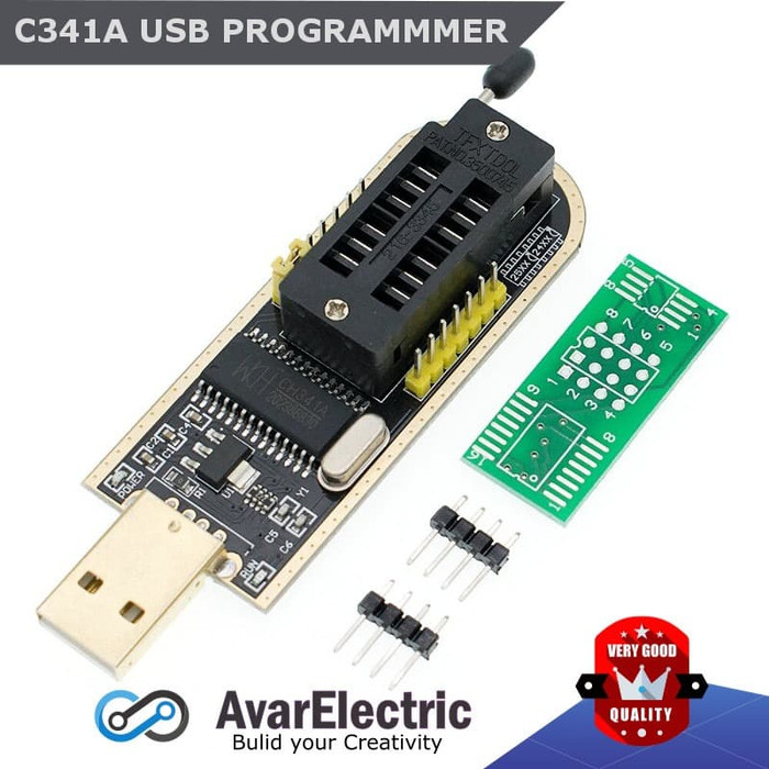 Jual USB Programmer IC Eprom CH341A Module Flash Program BIOS Eeprom CH341 | Shopee Indonesia