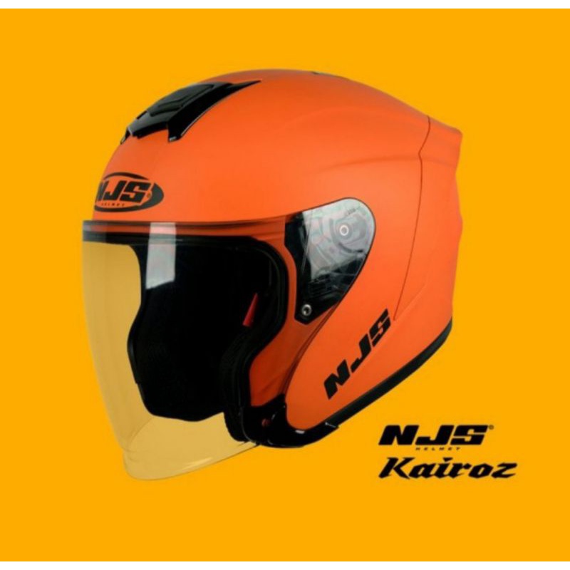 Jual NJS KAIROZ & KRONOZ -HELM HALF FACE NJS GANTENG MURAH HELM VIRAL ...