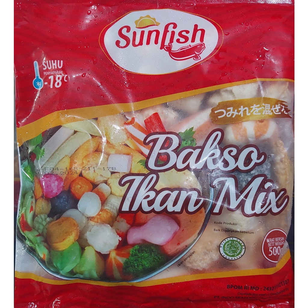 Jual SUNFISH BAKSO IKAN MIX 500g | Shopee Indonesia