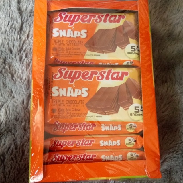 Jual Wafer Superstar SNAPS chocolate | Shopee Indonesia