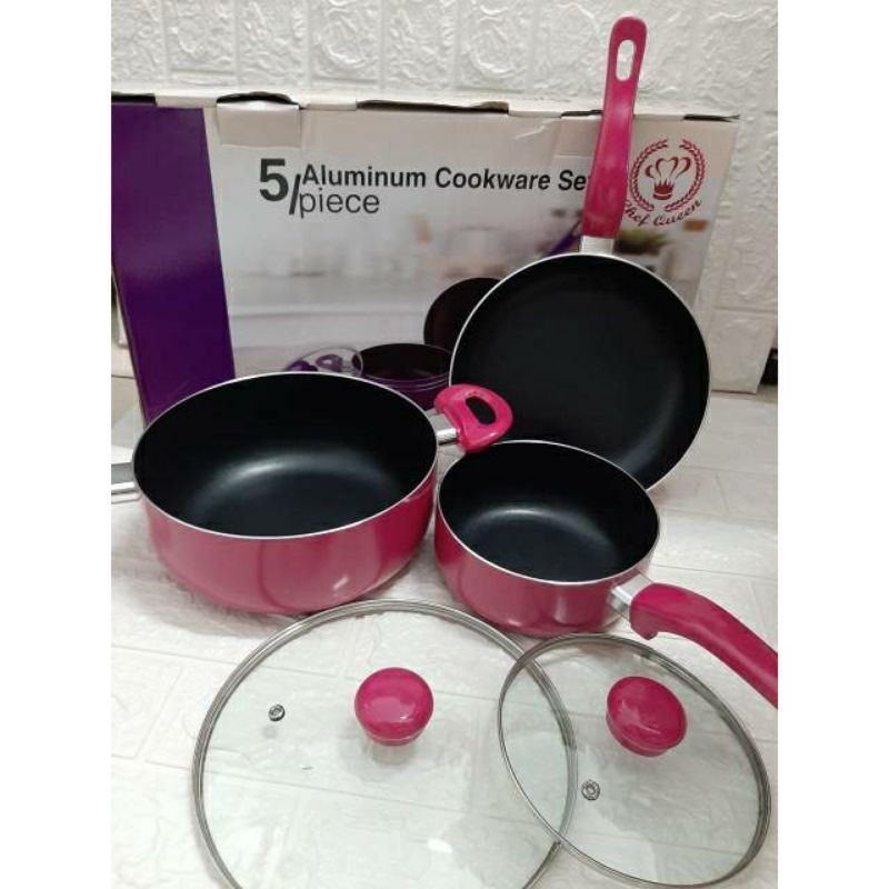 Jual panci set cookware set 5 pcs | Shopee Indonesia