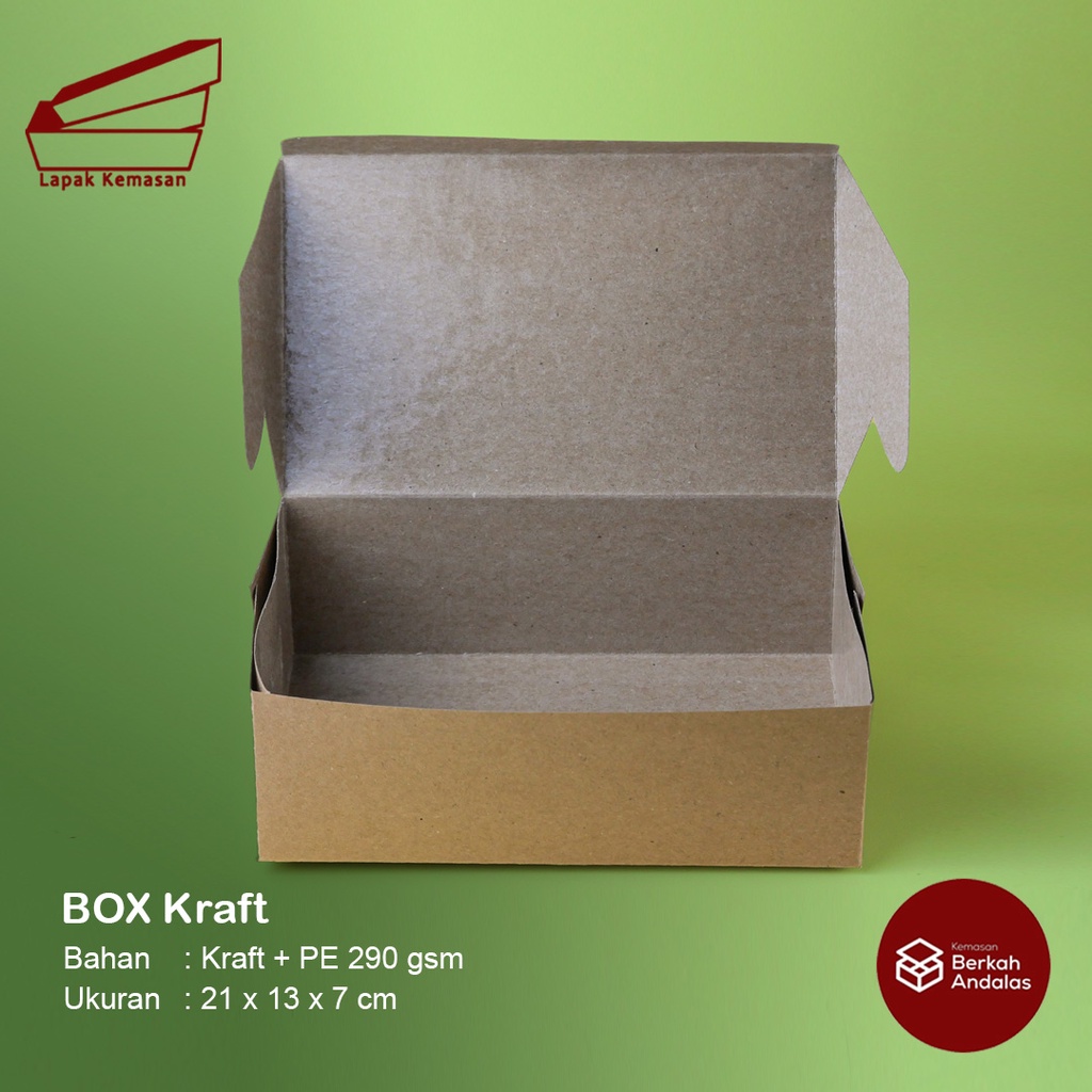 Jual BOX KRAFT / KOTAK / KEMASAN / KOTAK MAKAN / KOTAK NASI / KOTAK KUE ...