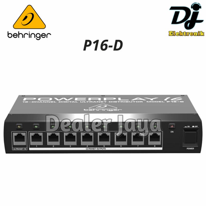 Jual Powerplay Behringer P16D / P 16D / P16 D - 16 channel | Shopee ...