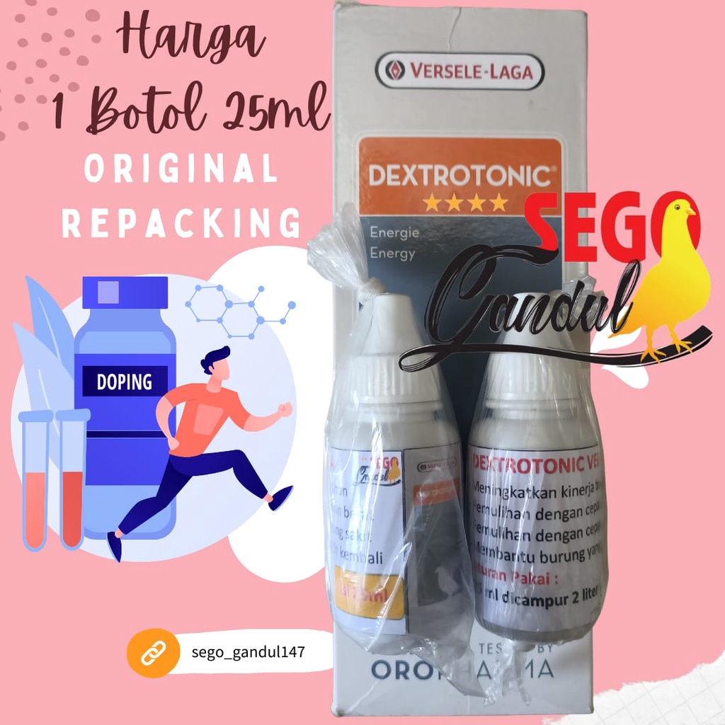 Jual Doping Merpati Destrotonic Dextrotonic Dextrotonik Kemasan 25ml | Shopee Indonesia