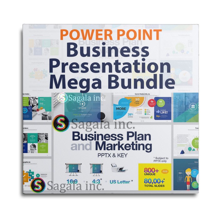 Jual powerpoint business presentation mega bundle power poin template ...
