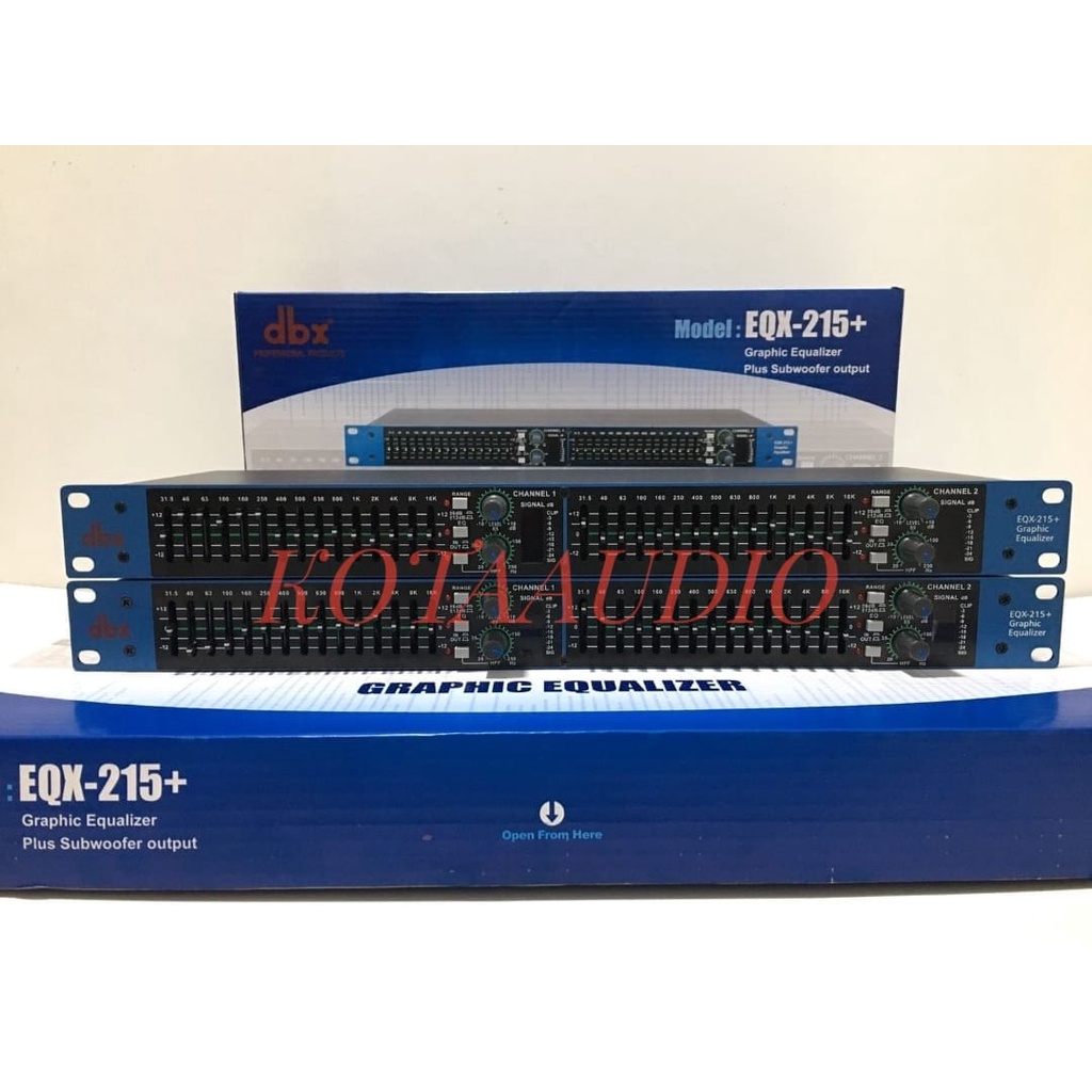 Jual Equalizer DBX EQX 215/ EQX215/ EQX-215 +Subwoofer Grade A | Shopee Indonesia