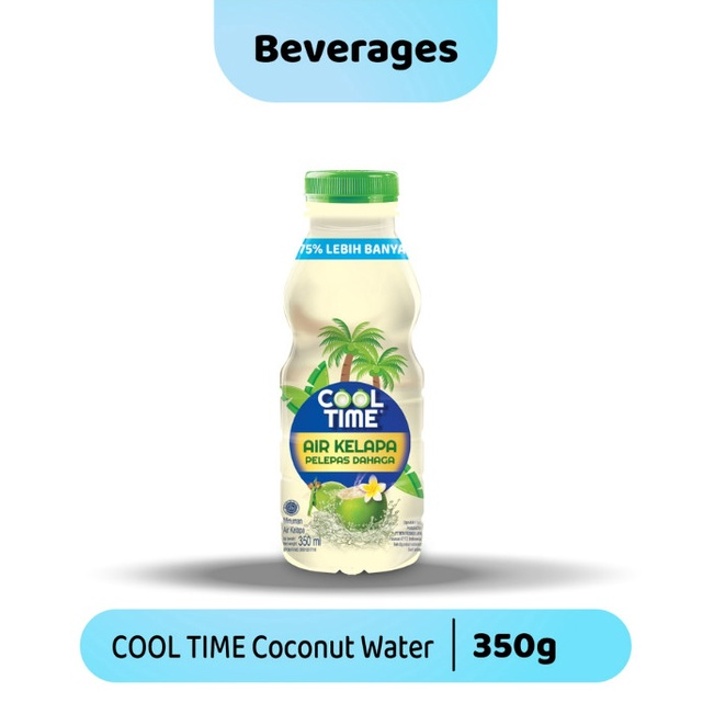 Jual Cool Time Coconut Water 350 ml (12 Botol) | Shopee Indonesia