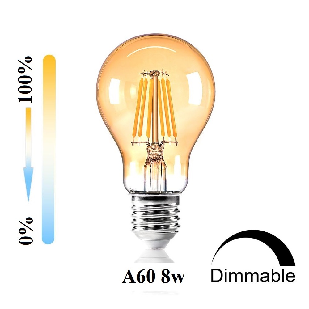 Jual FILAMEN Led EDISON/ LAMPU FILAMEN LED 8W / LAMPU CAFE FILAMEN ...