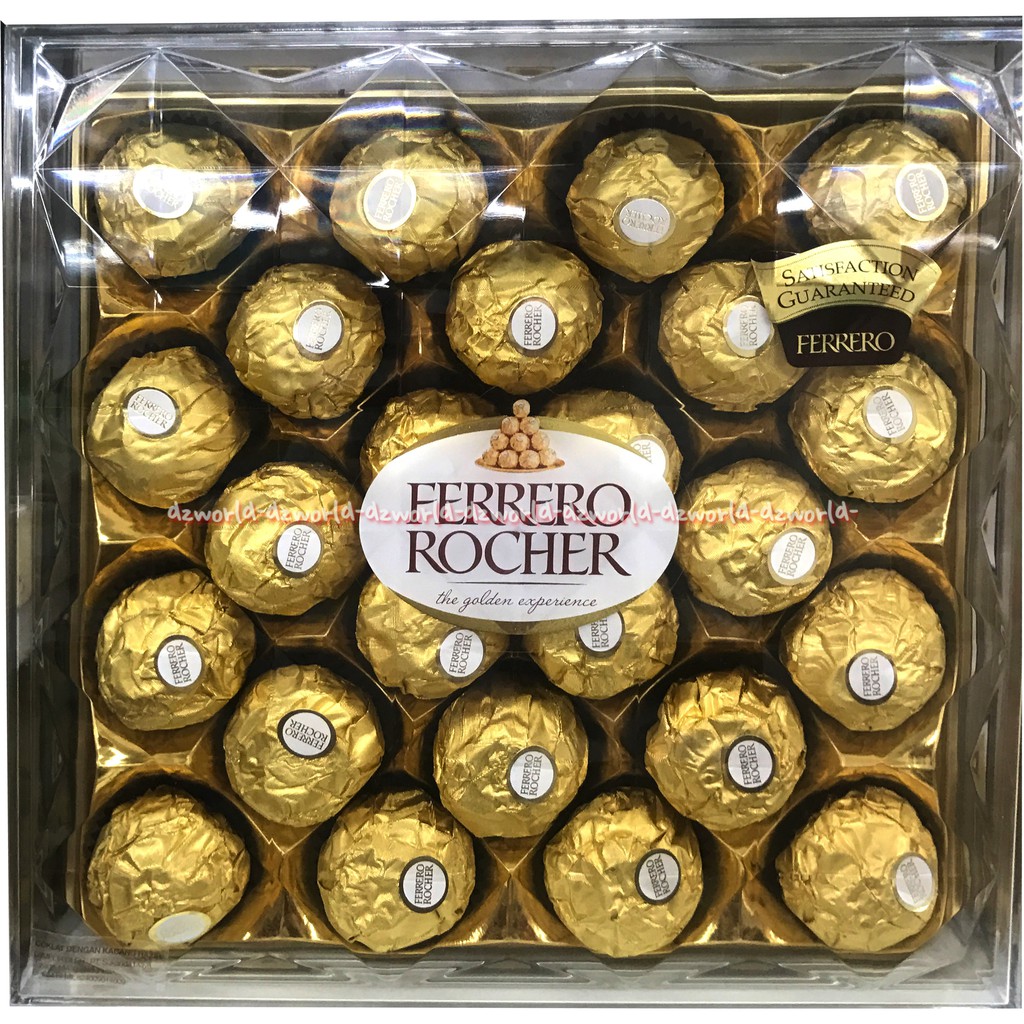 Jual Ferrero Rocher Chocolate Gold 24pcs Coklat Bulat Emas Ferero Rocer isi 24 pcs Fererro Cokelat Kemasan Kotak Exclusive Shopee Indonesia