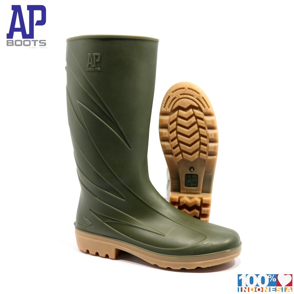 Jual AP 2017 GREEN 37-43 - SEPATU BOOT SAFETY KARET - AP BOOTS | Shopee ...