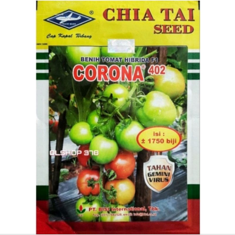 Jual Tomat CORONA 402 hibrida kemasan 5gram Benih tomat hibrida f1 ...