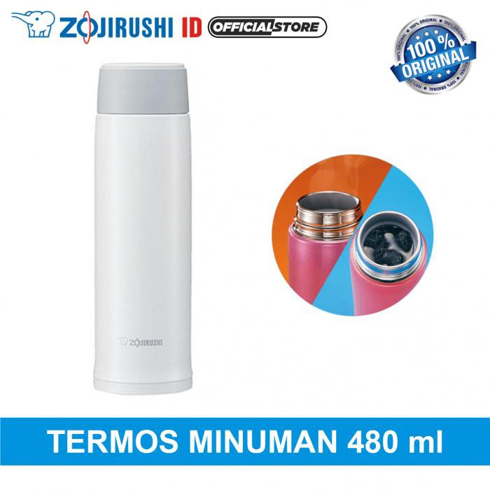 Jual Zojirushi SM-NA48 WA Vacuum Mug Botol Minum Tumbler - 480mL [White] | Shopee Indonesia