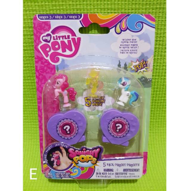 Jual My Little Pony Squishy Pops Series 3 - 5 Pack ( E ) | Shopee Indonesia
