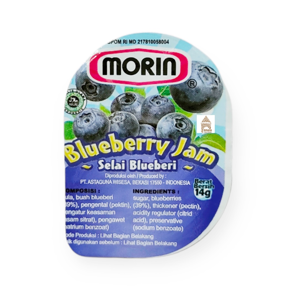Jual Selai Morin Blueberry / Nanas 14 Gram Kemasan Hotel / Travel Pack ...