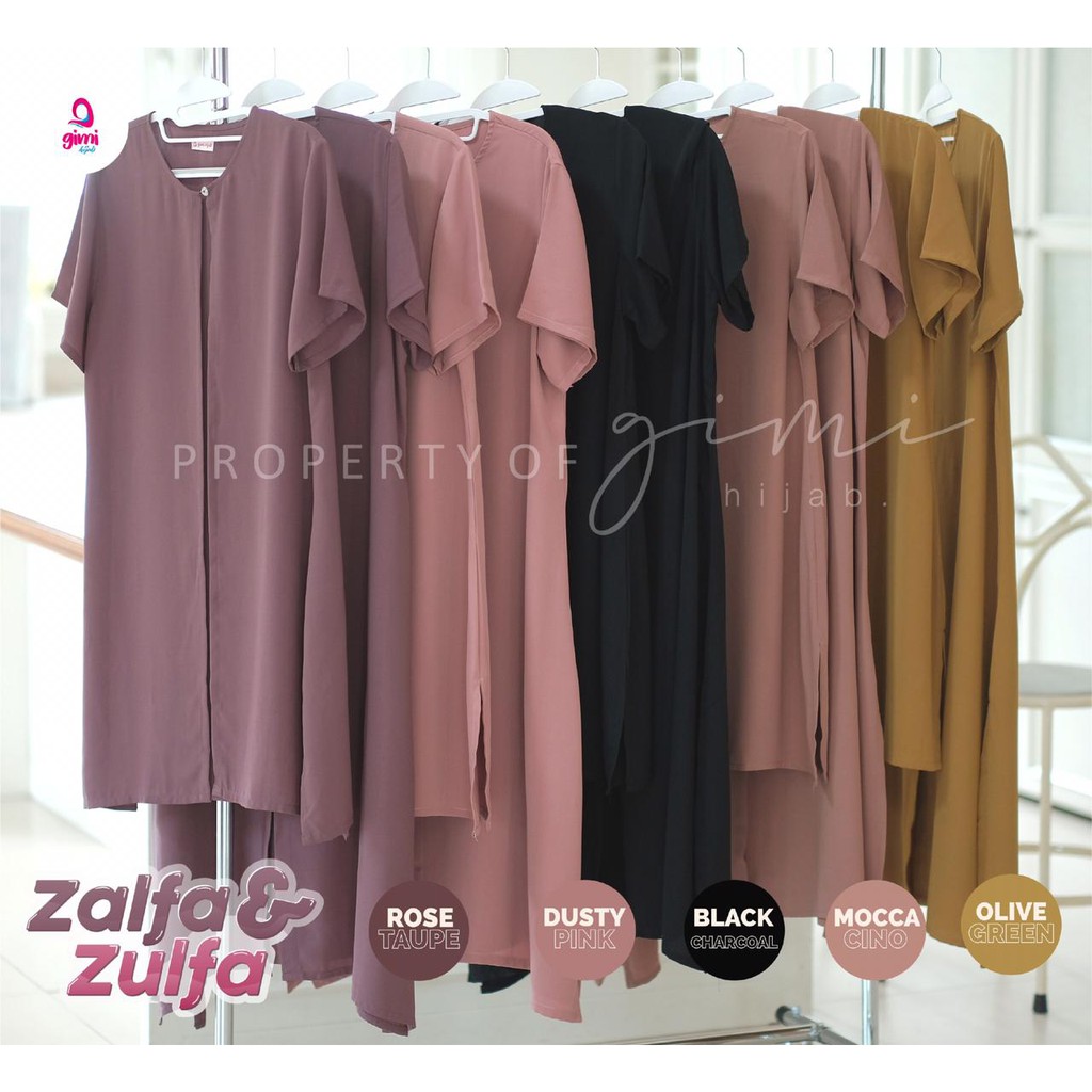 Jual Zulfa Outer by Gimi Hijab (outernya saja) | Shopee Indonesia