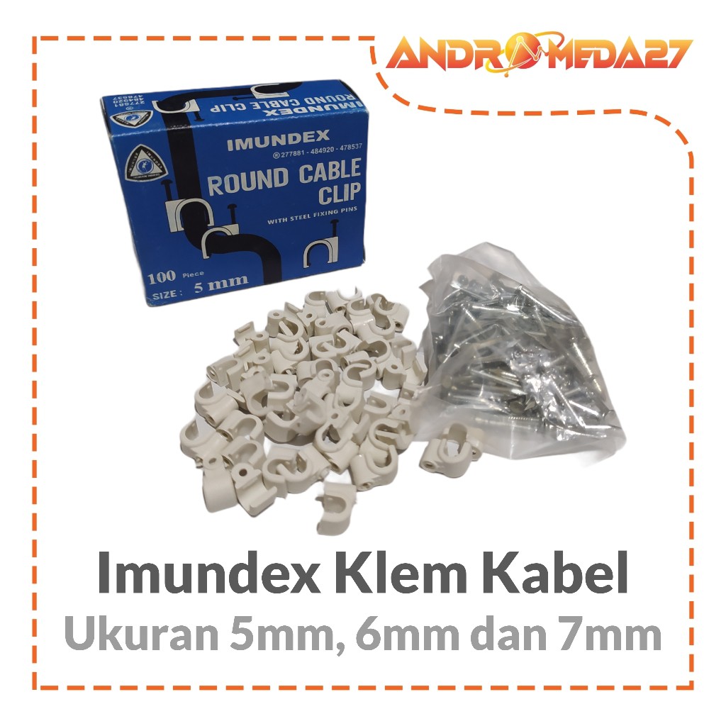 Jual Klem Kabel Imundex 7mm atau 5mm 6mm | Shopee Indonesia