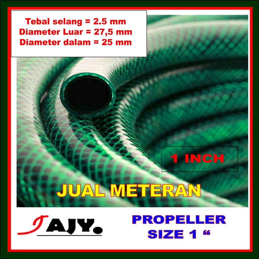 Jual SELANG AIR 1 INCH ANTI LUMUT (1 pcs = 1 meter) | Shopee Indonesia