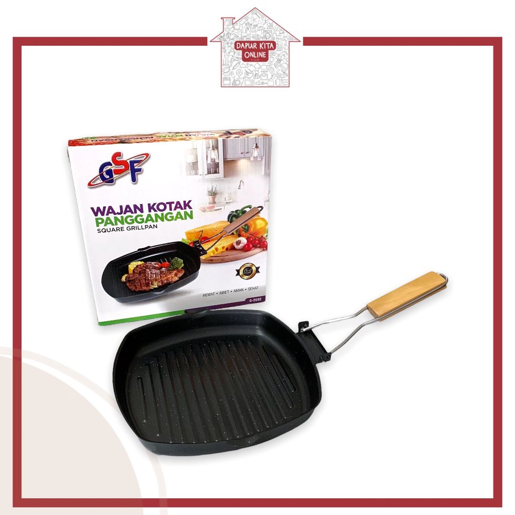 Jual Grill Pan 2402 GSF / 2602 GSF / SQUARE GRILL PAN / PANCI TATAKAN ...