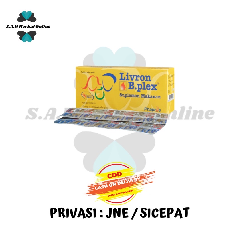 Jual Livron B-Plex Multivitamin & Mineral 10 Tablet | Shopee Indonesia