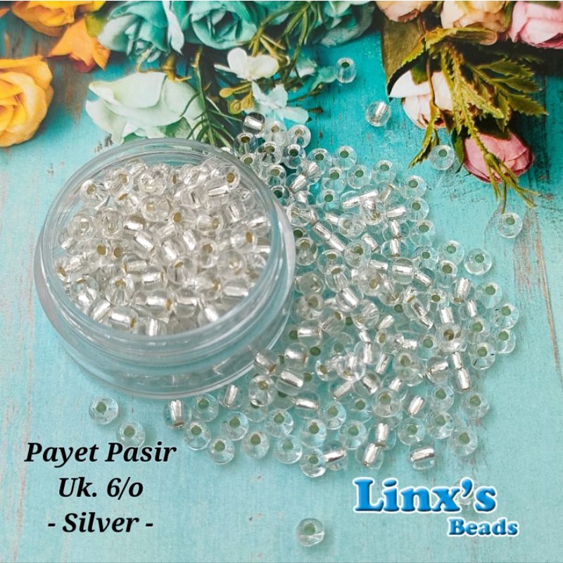 Jual Payet Pasir Silver Semi Jepang uk. 6/o | Shopee Indonesia