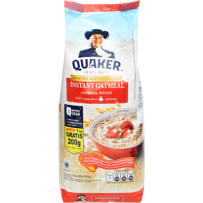 Jual Quaker Oats Instant 800G | Shopee Indonesia