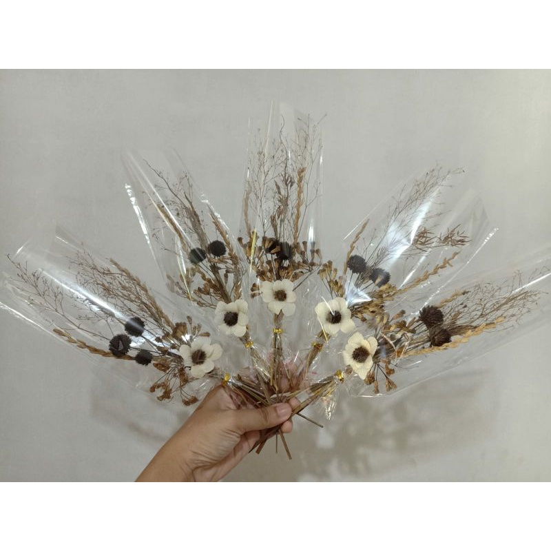 Jual buket bunga kering rustic tipe B | Shopee Indonesia