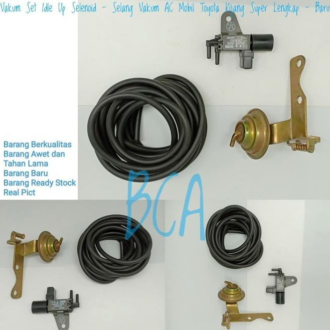 Jual Vakum Set Idle Up - Selenoid - Selang Vacum Ac Mobil Kijang Super | Shopee Indonesia