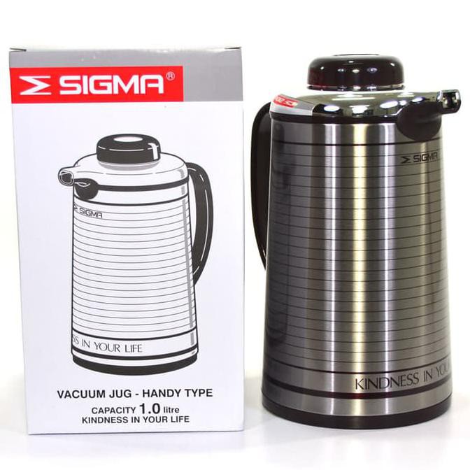 Jual Sigma Termos Vacum Jug 1 Liter - Silver Brown - Termos Tuang Air ...