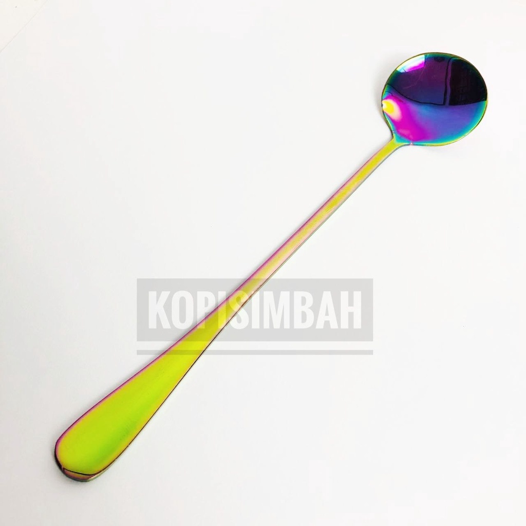 Jual Rainbow Coffee Spoon Sendok Kopi Teh Gula Bahan Stainless Warna ...