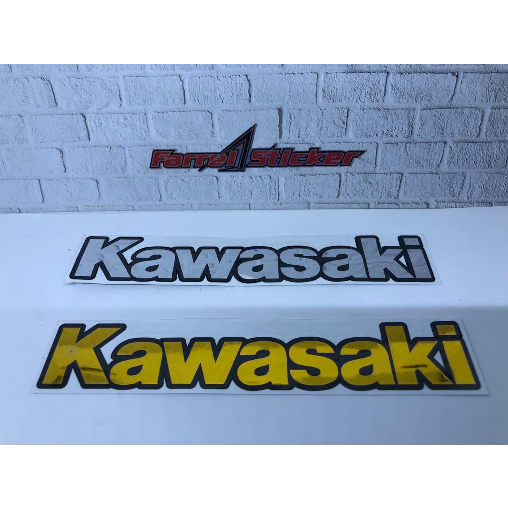 Jual stiker kawasaki STICKER KAWASAKI chrome | Shopee Indonesia
