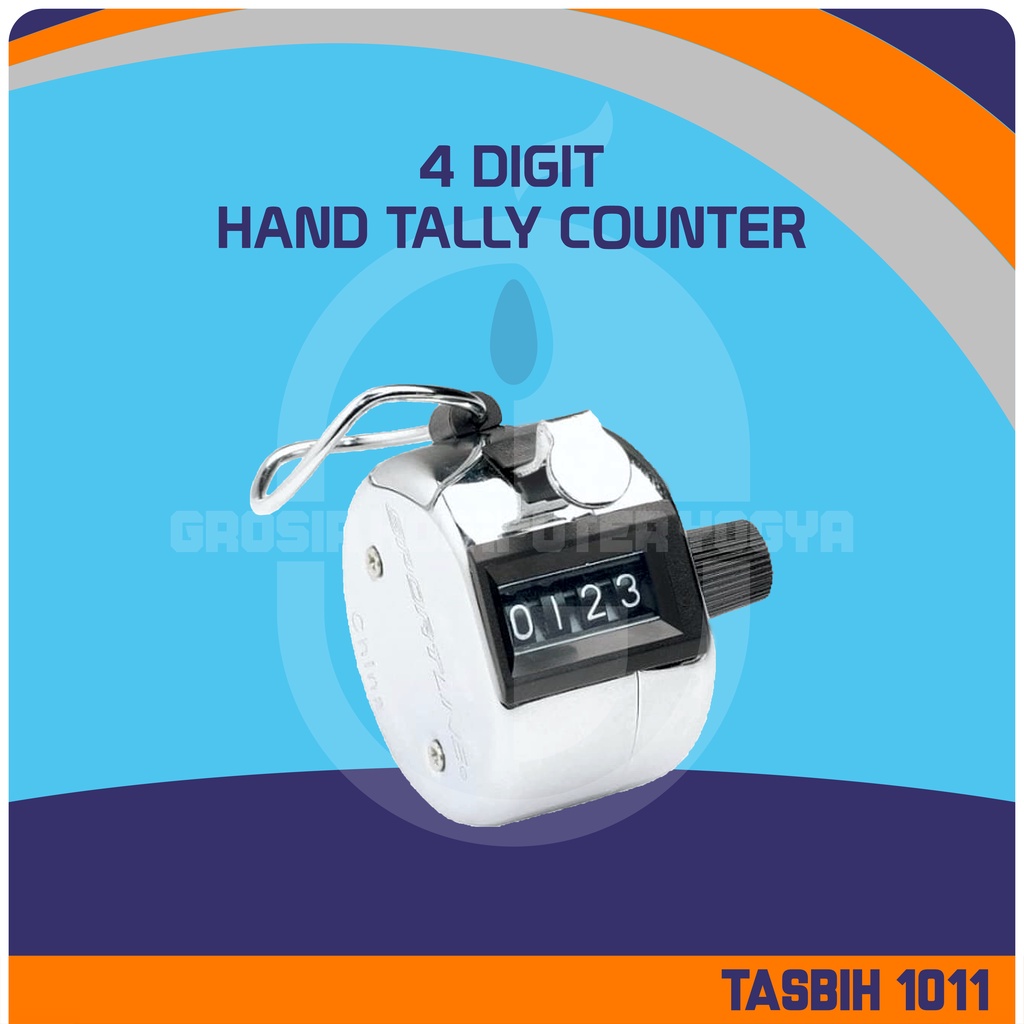 Jual 4 Digit Hand Tally Counter Alat Hitung Cepat Manual Tasbih Digital ...