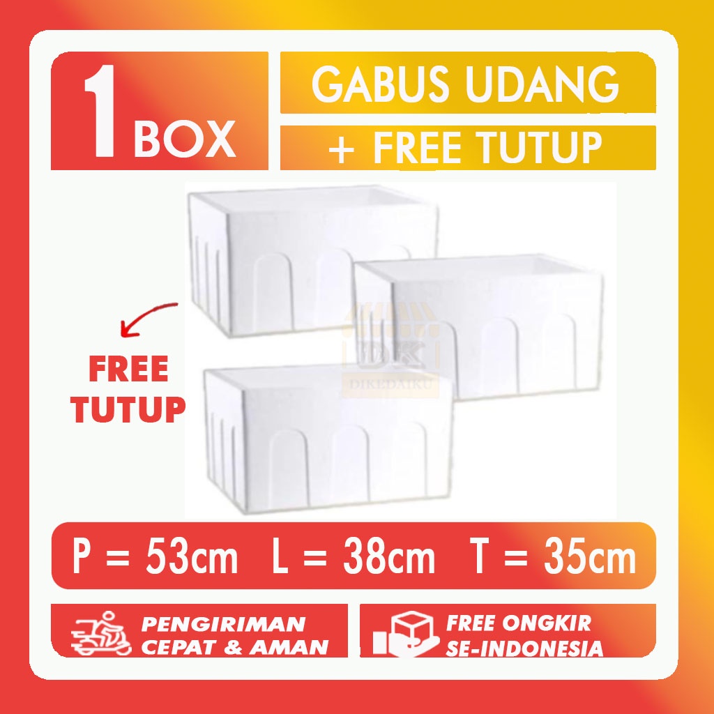 Jual [ 100% NEW + FREE TUTUP ] Kotak Styrofoam Box / Sterofoam Box ...