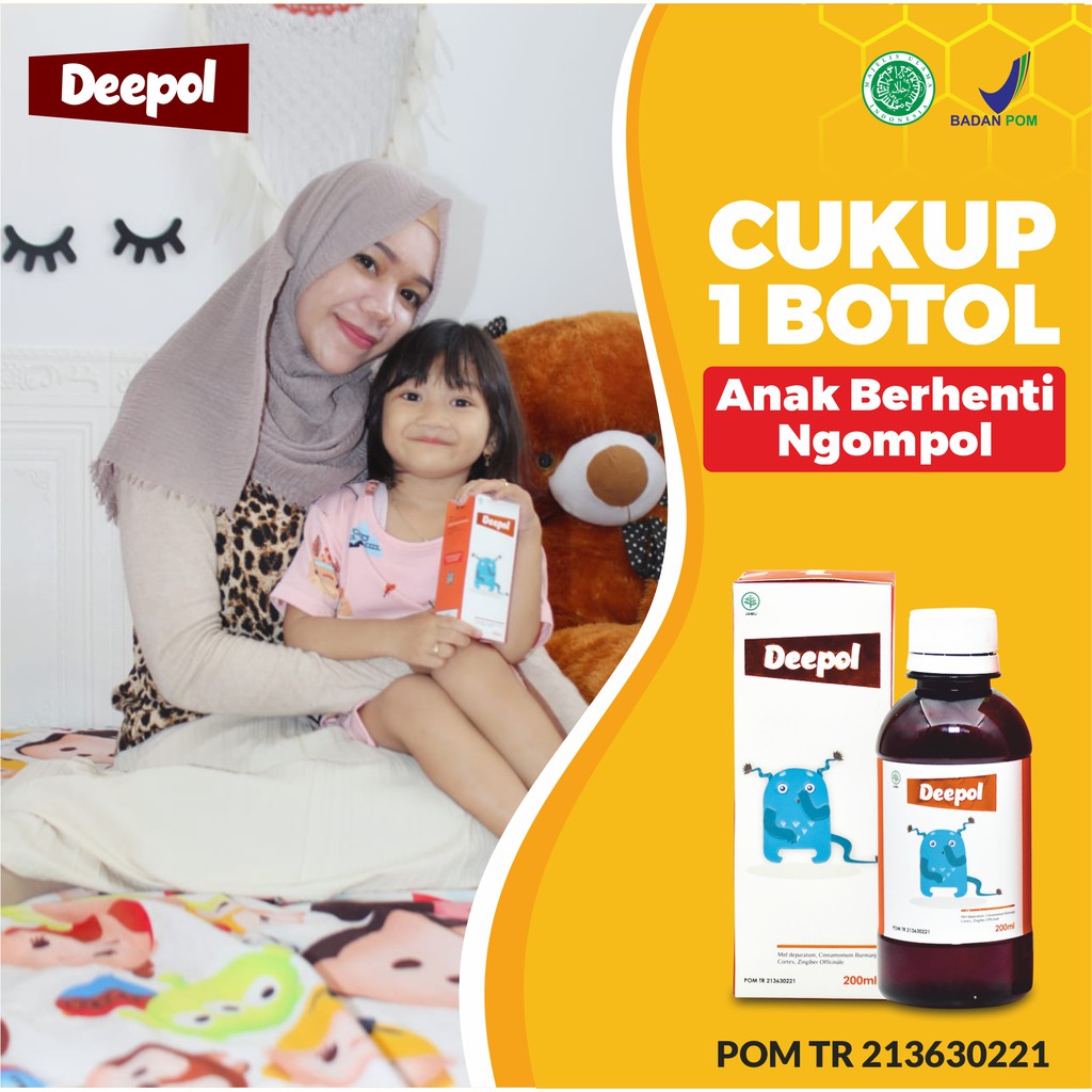 Jual Deepol - Depol 100% Original Madu Anti Ngompol Ompol & Perlancar ...