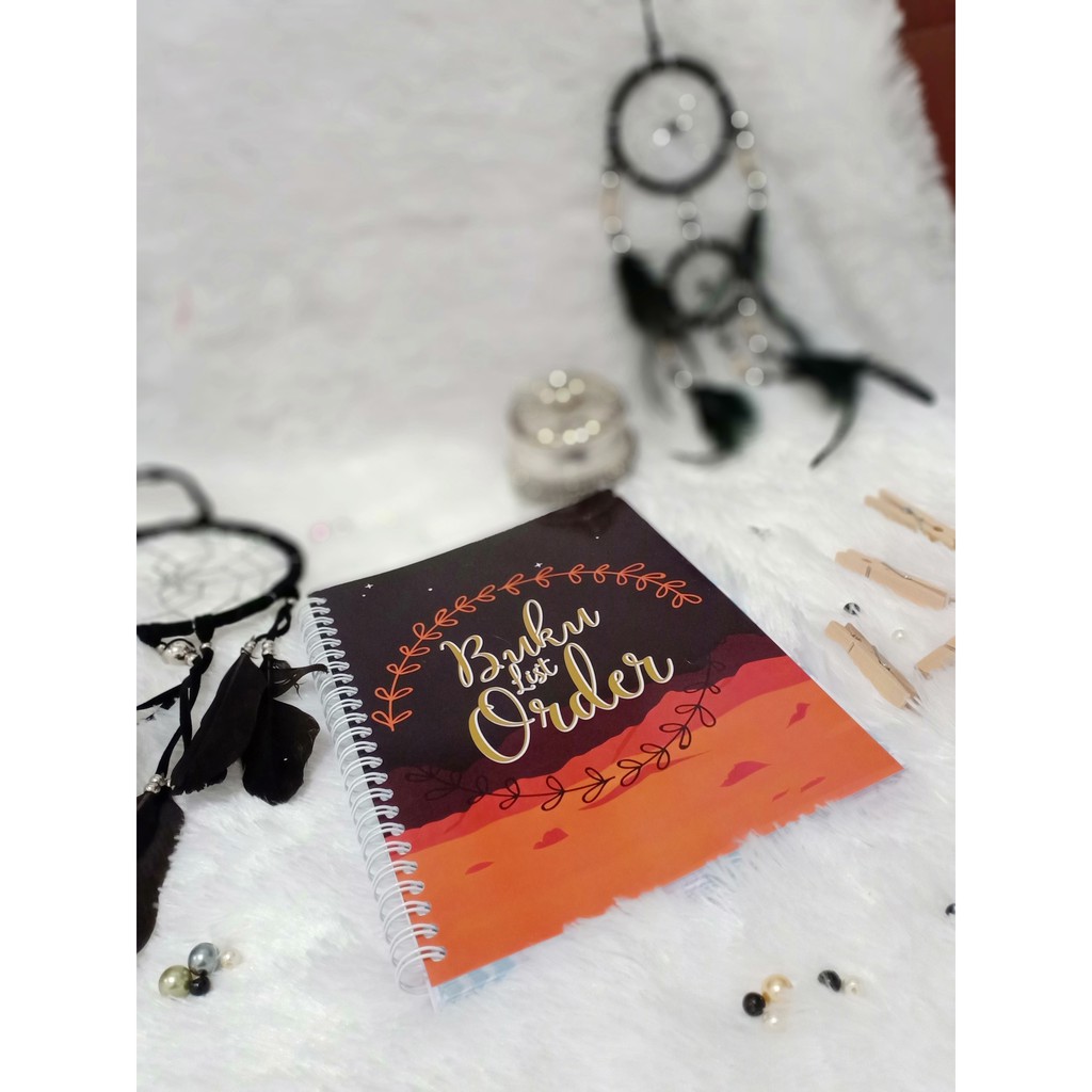 Jual BUKU LIST ORDER/LIST ORDER/ORDER BOOK/BUKU OLSHOP/REKAP ORDER ...
