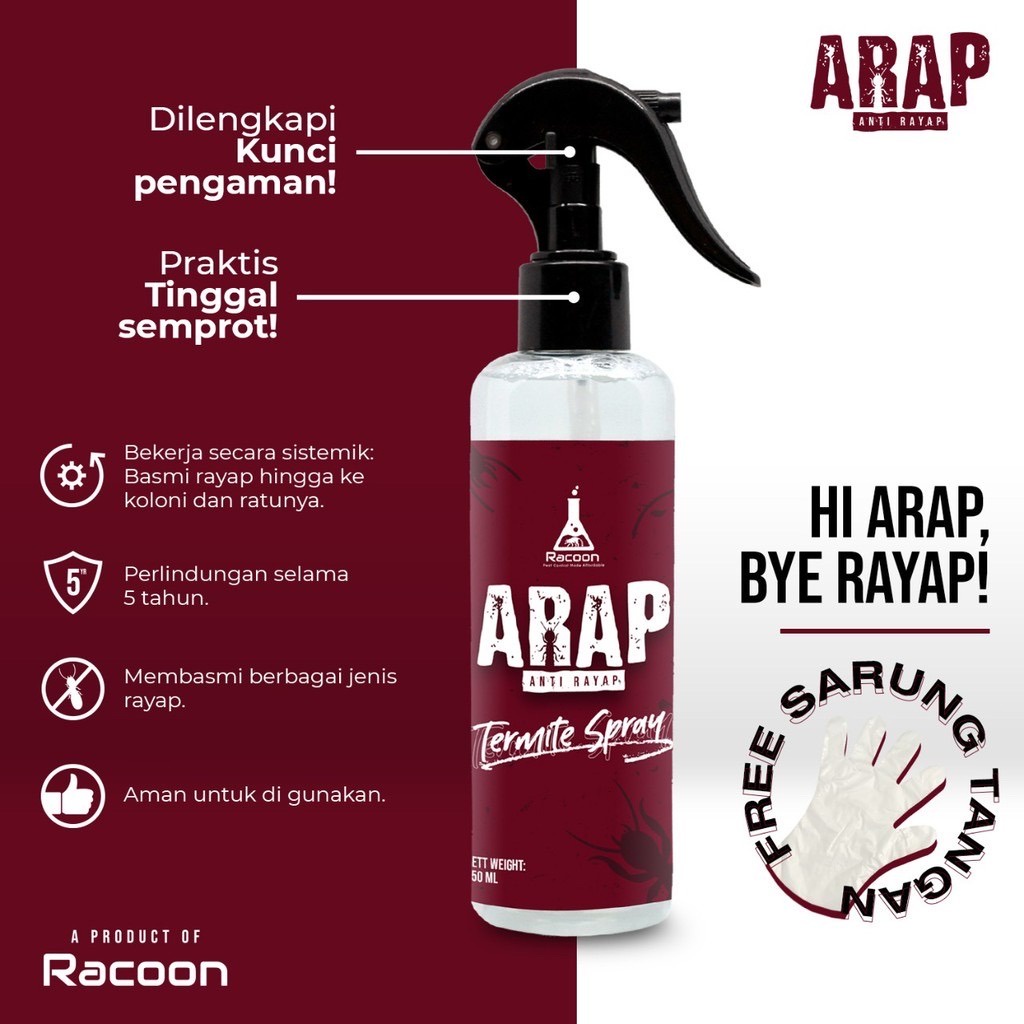 Jual ARAP OBAT ANTI RAYAP SPRAY - Obat Racun Pembasmi Pembunuh Rayap ...