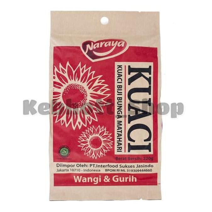 Jual Naraya Kwaci Biji Bunga Matahari 220Gr | Kuaci Biji Bunga Matahari ...