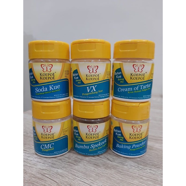 Jual Koepoe ( VX/ Cream of Tartar/ Soda Kue/ Bumbu Spekoek/ Baking ...