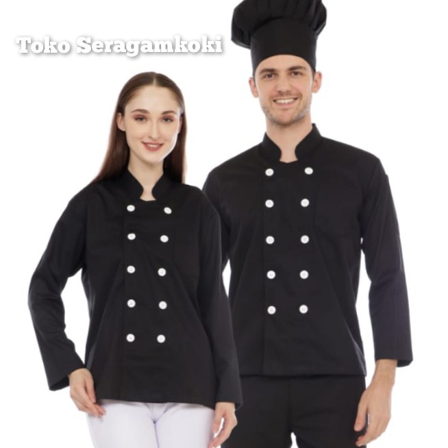 Jual PRIA-KOKI-SERAGAM- SERAGAM / BAJU KOKI LENGAN PANJANG HARGA MURAH ...