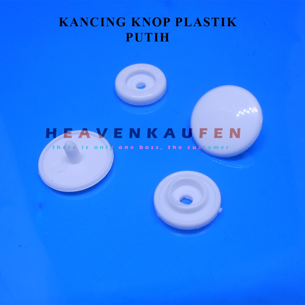 Jual Kancing Knop Plastik Putih Untuk Jaket Dll | Shopee Indonesia