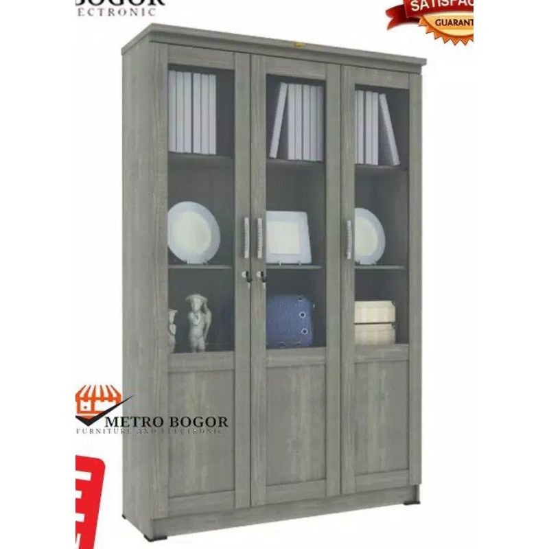 Jual LEMARI KACA LEMARI BUKU LEMARI PAJANGAN LEMARI HIAS RAK BUKU RAK ...